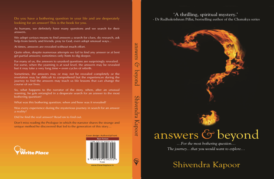 Author Answers with Shivendra Kapoor ANSWERS & BEYOND - Eloquent ...